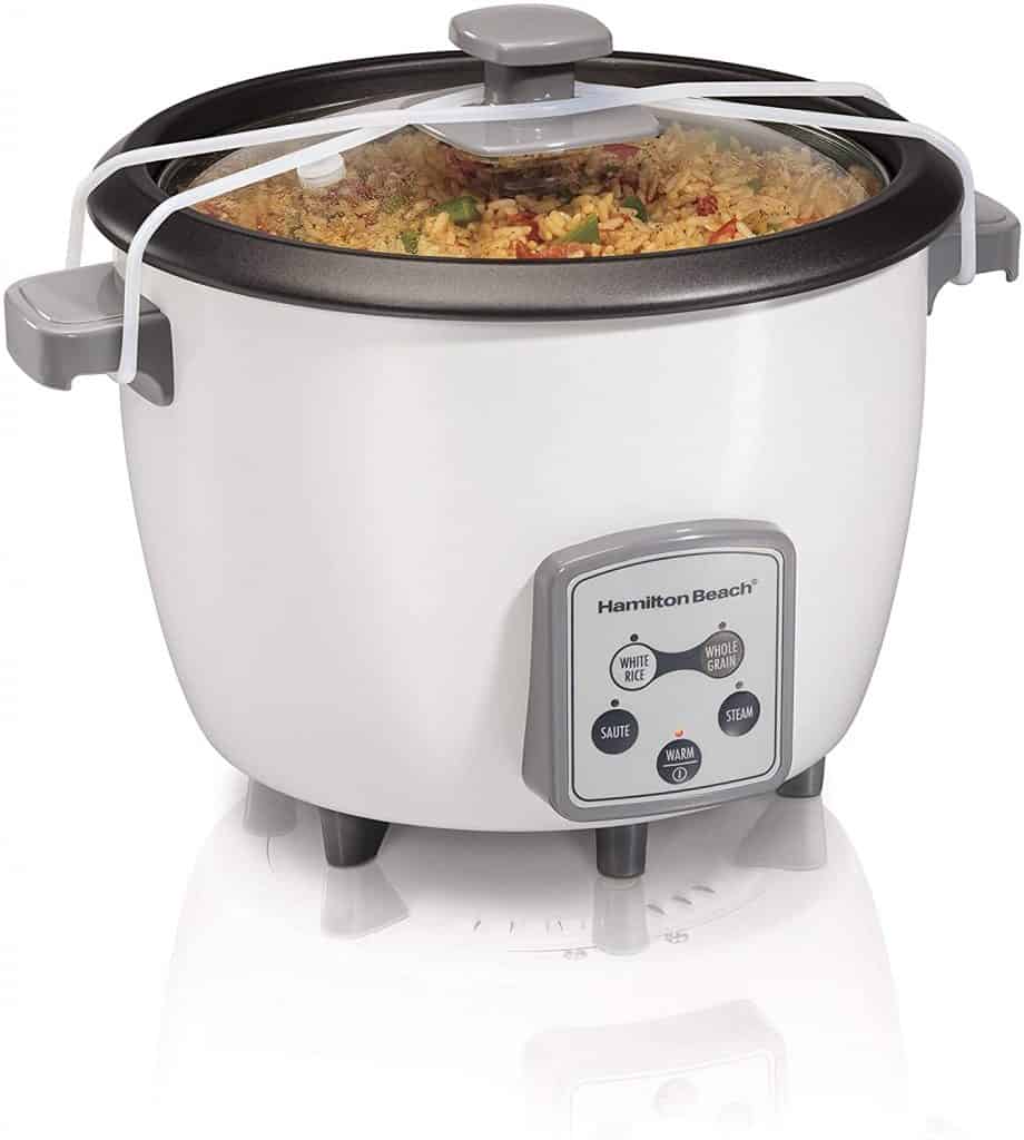 Hamilton Beach 16-Cup Digital Rice Cooker Review - We Know Rice