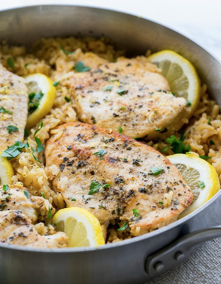 Lemon Chicken and Rice Recipe - We Know Rice