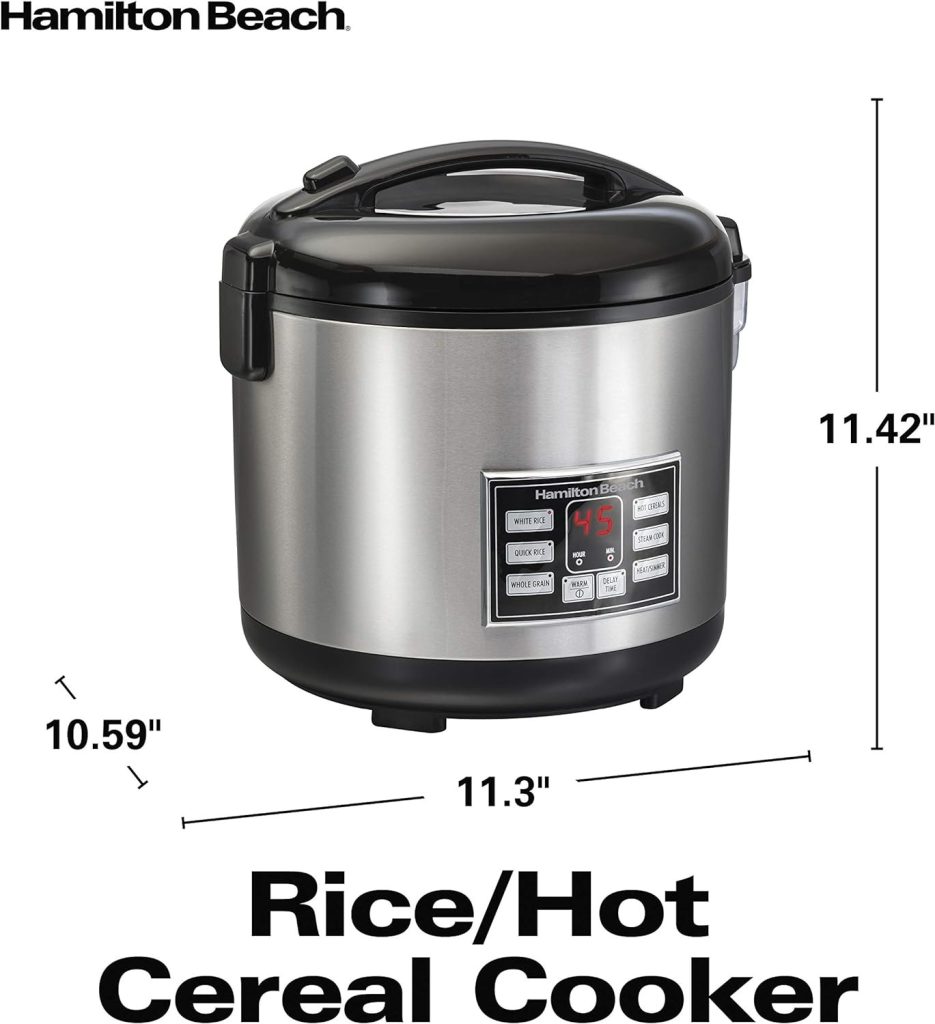 Hamilton Beach Rice Cooker 37543 Review - We Know Rice