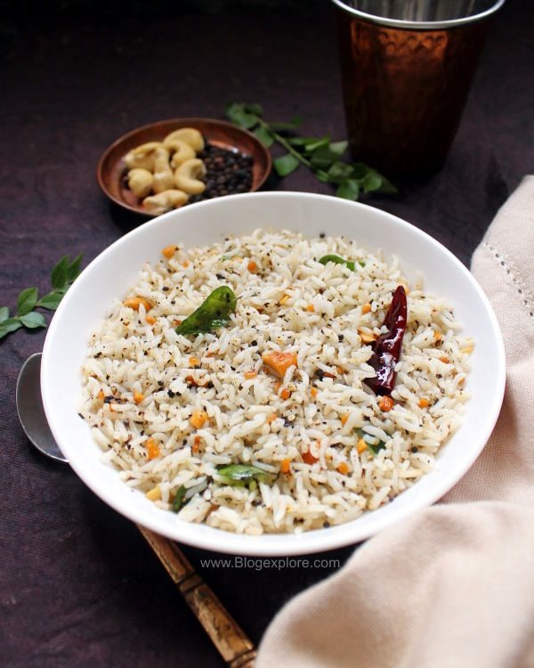Indian Pepper Rice Recipe - We Know Rice