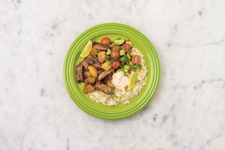 Caribbean Pork with Pineapple Rice Salad Recipe - We Know Rice