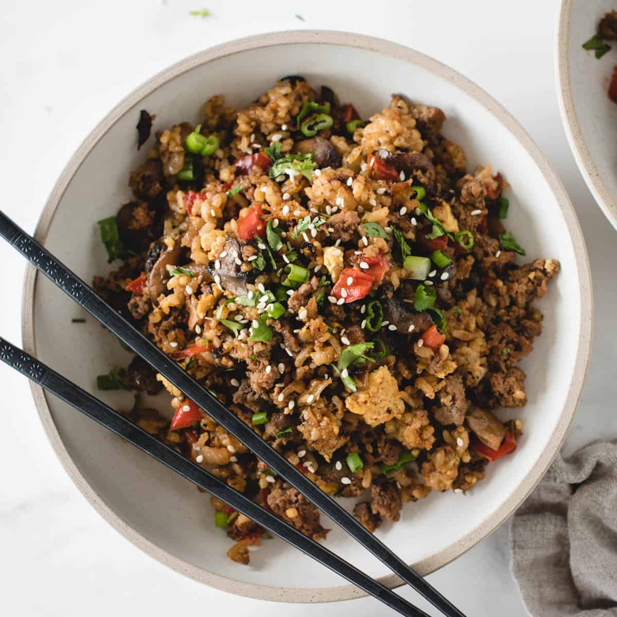 Korean Beef Fried Rice Recipe - We Know Rice